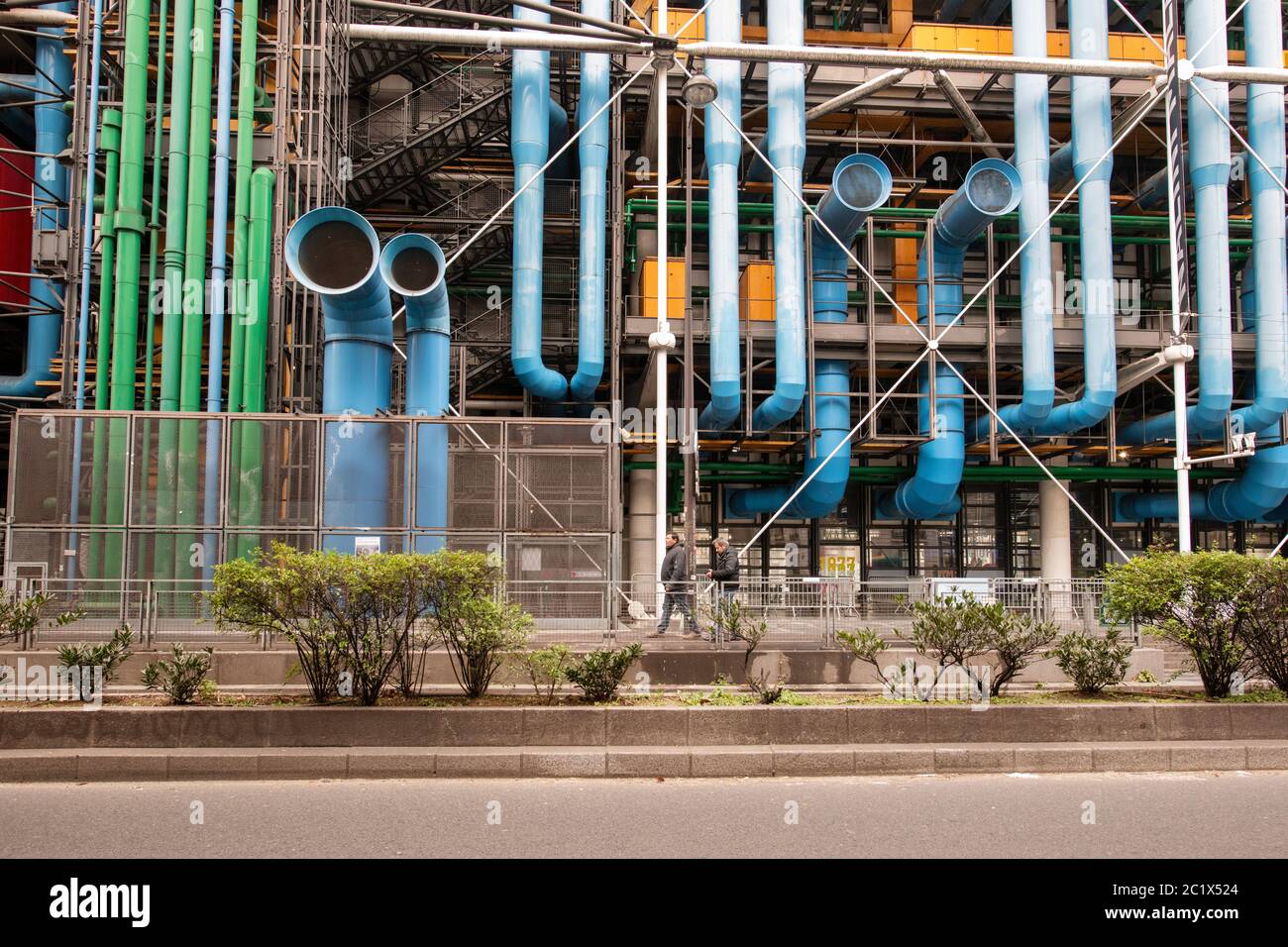 France Paris 12 - 2019: Pompidou Centre, a complex building in the ...