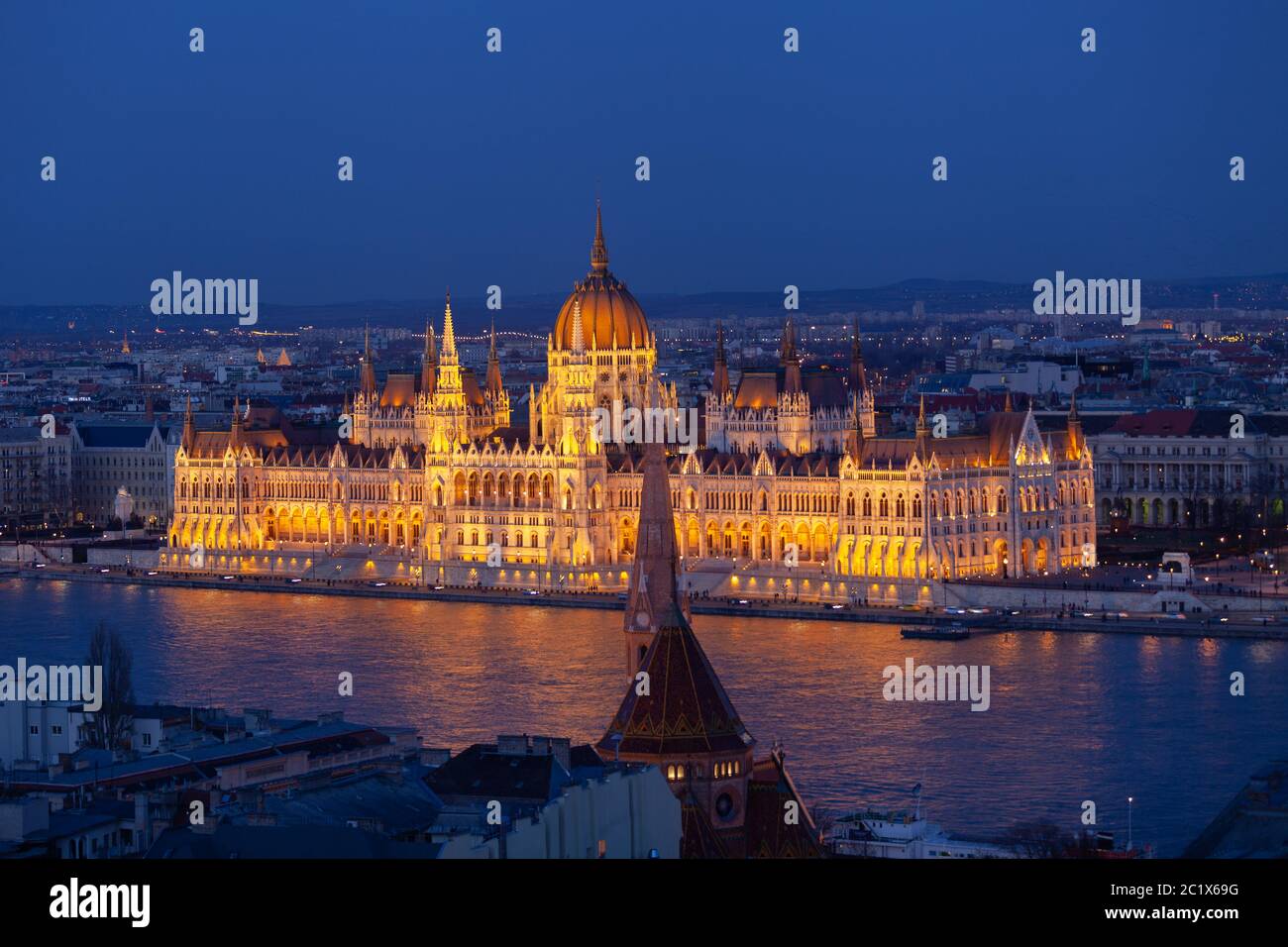 The Hungarian Parliament Building, also known as the Parliament of ...