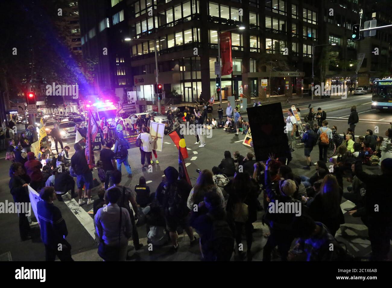 Pictured: Sit down protest Stock Photo - Alamy