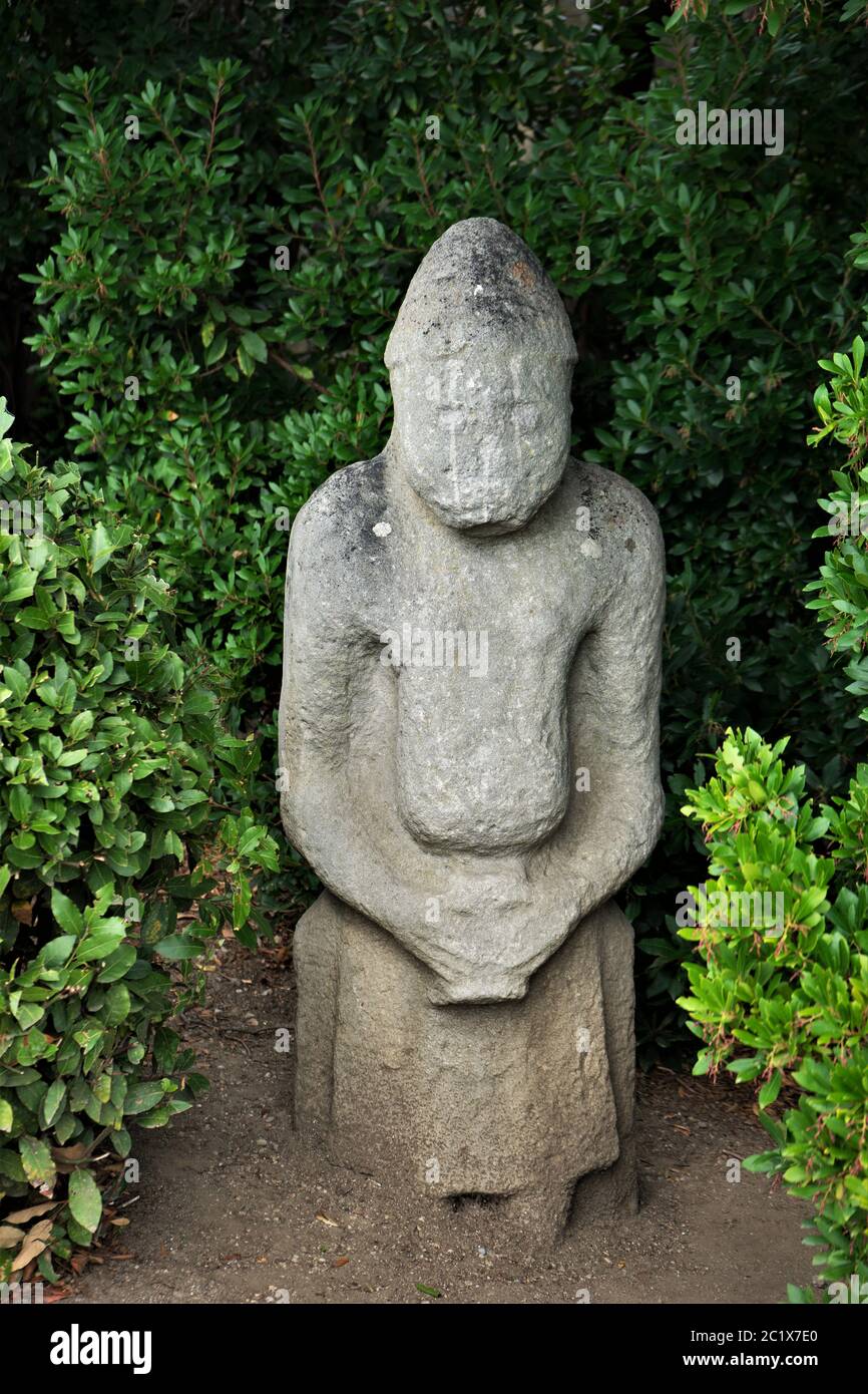 Ancient statue of a Scythian warrior among green spaces Stock Photo - Alamy