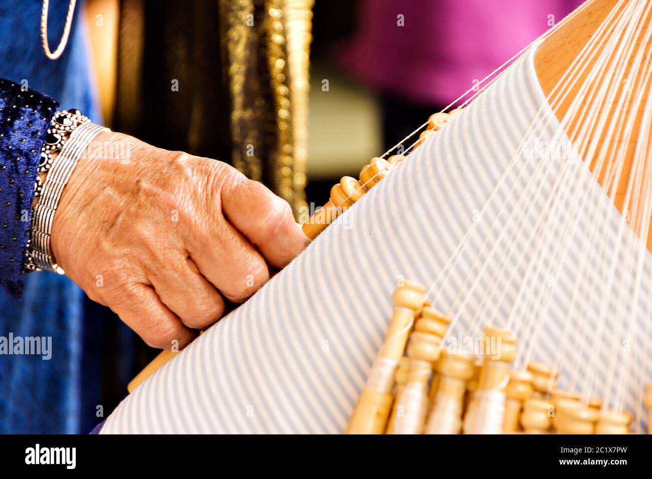 Bobbin lace hi-res stock photography and images - Alamy