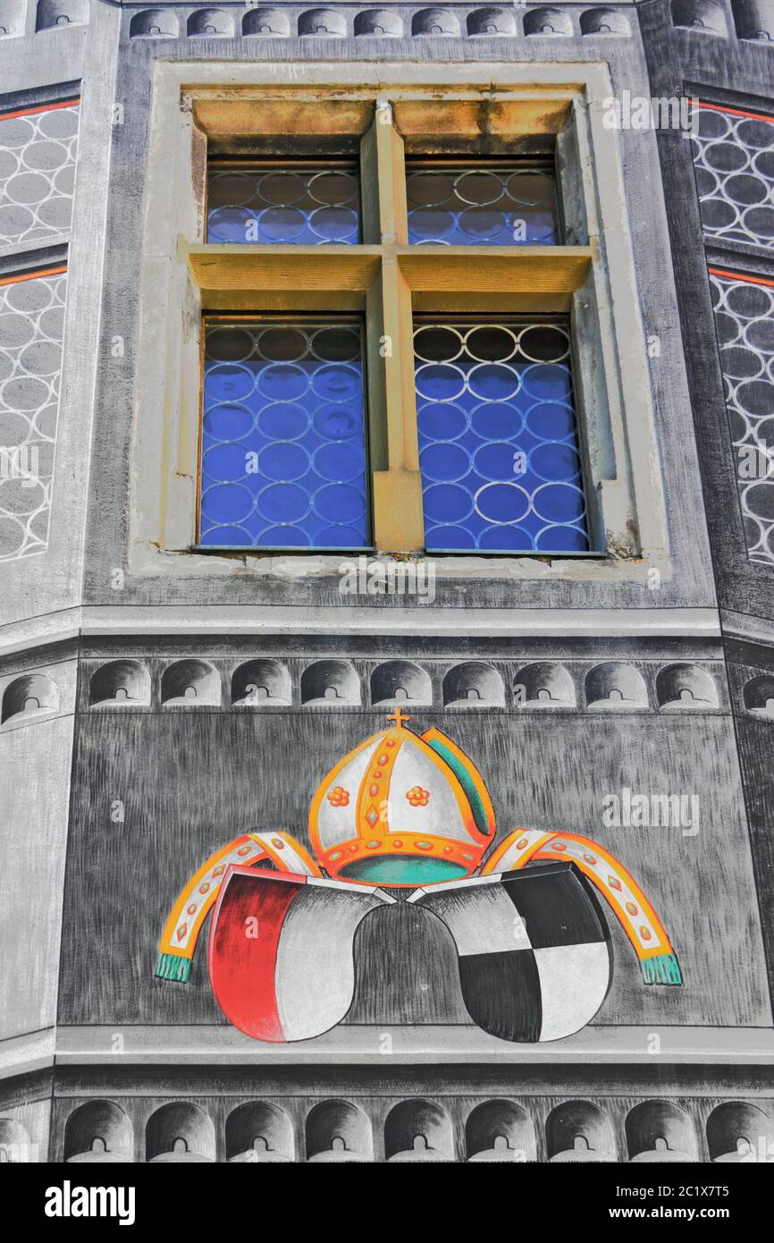 High Castle Window Stock Photo - Alamy