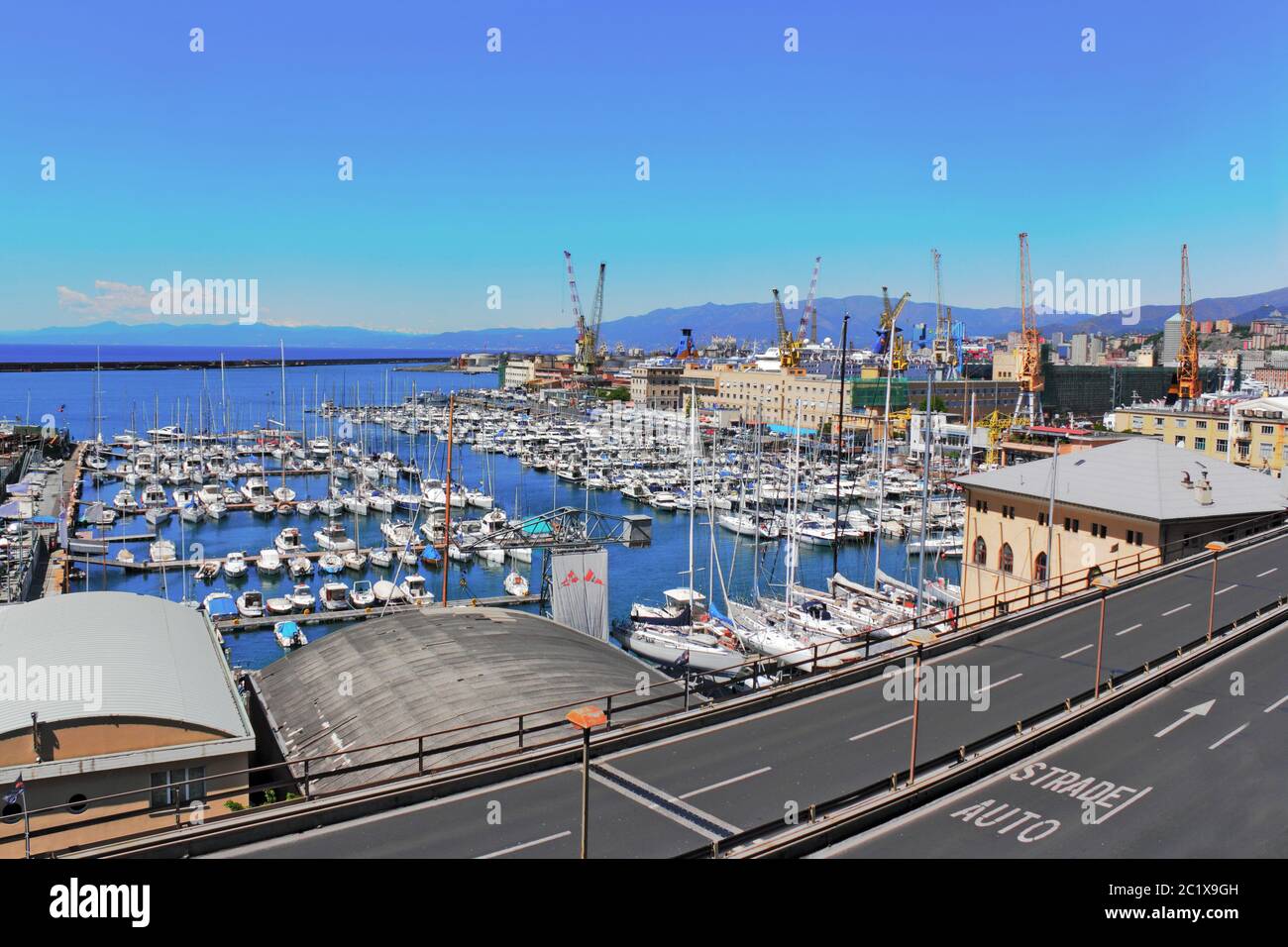 Port of Genoa Stock Photo - Alamy