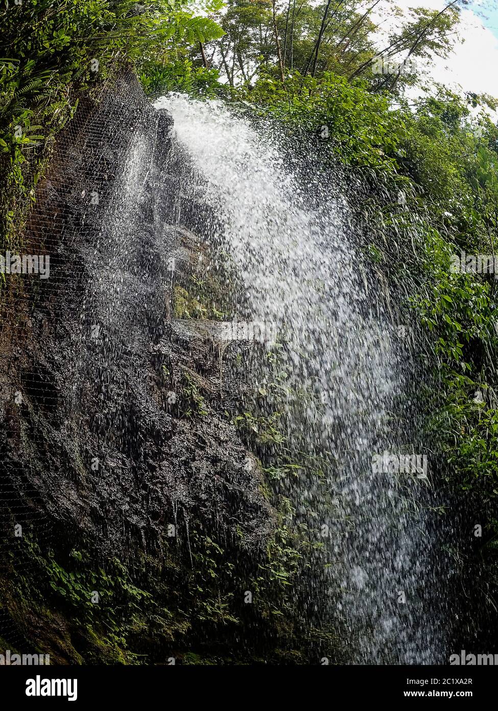Caribbean st lucia toraille waterfall hi-res stock photography and ...