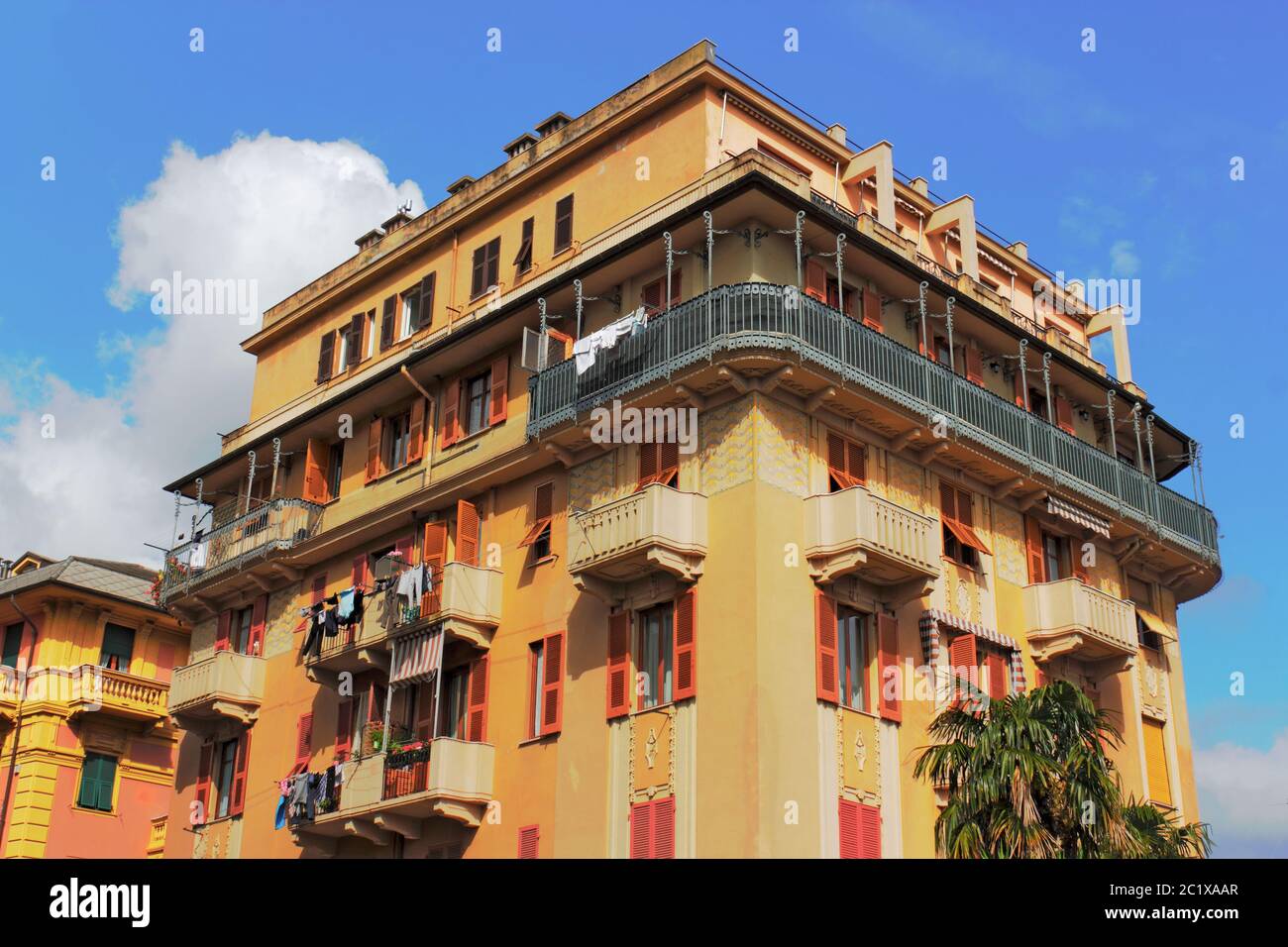 Residential house in Rapallo Stock Photo - Alamy