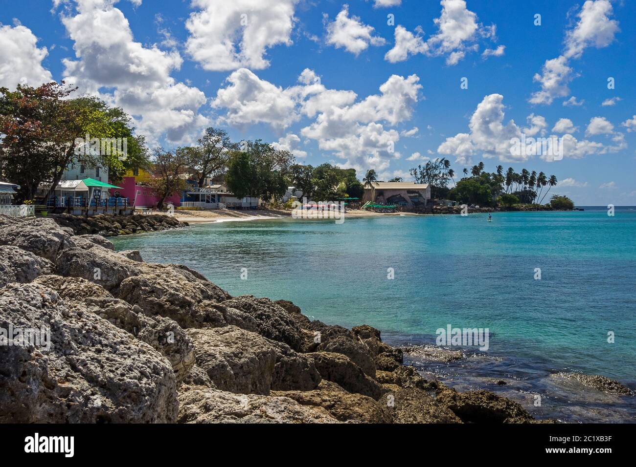 Caribbean Sea, Barbados - Speightstown Stock Photo - Alamy