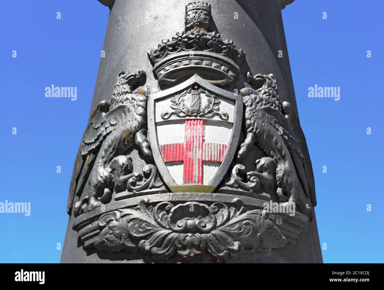 Coat of arms of Genoa Stock Photo - Alamy