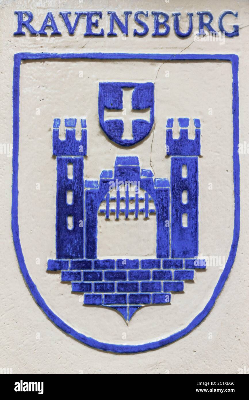 Emblem of Ravensburg Stock Photo - Alamy
