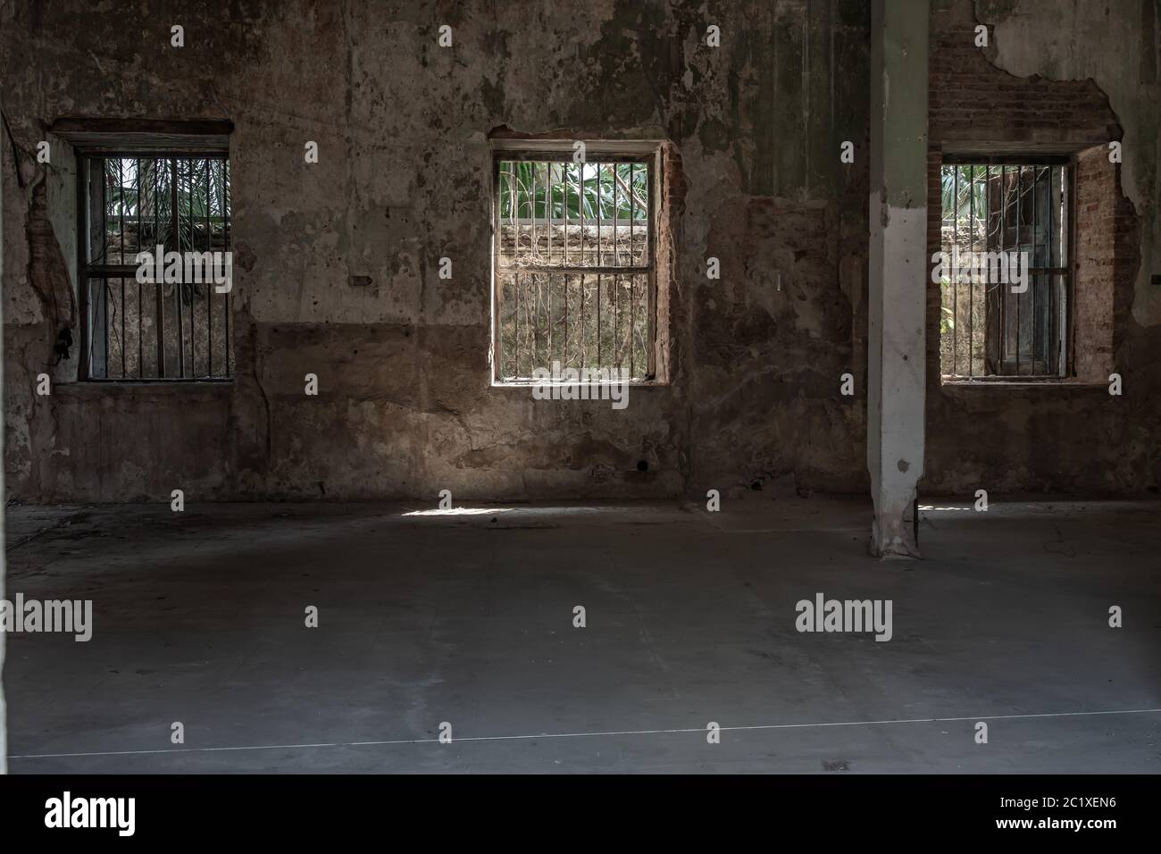 Bangkok, Thailand - Feb 2, 2020 : Abandoned buildings : Within the old ...