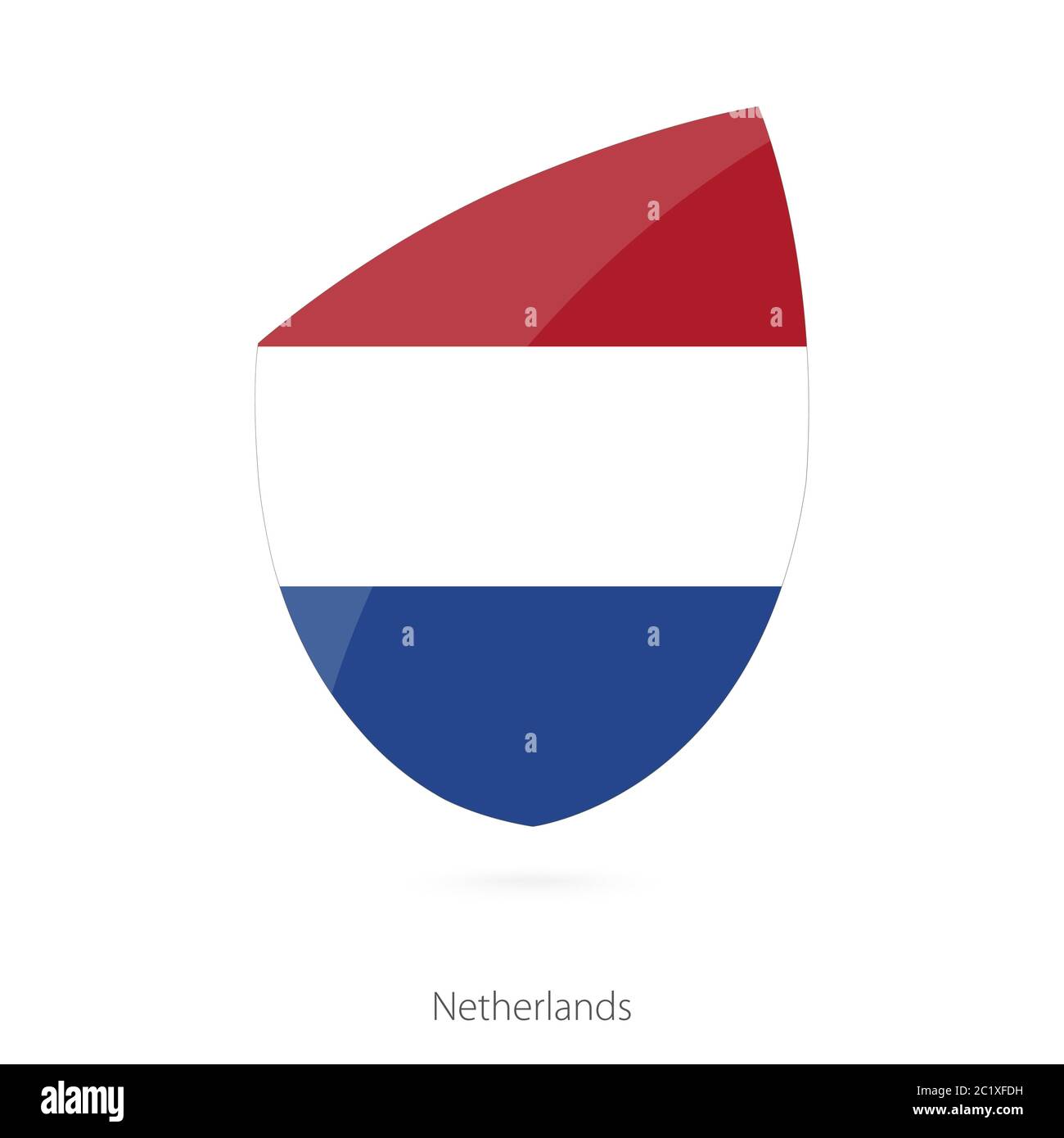 Flag of Netherlands. Netherlands Rugby flag. Vector Illustration Stock ...