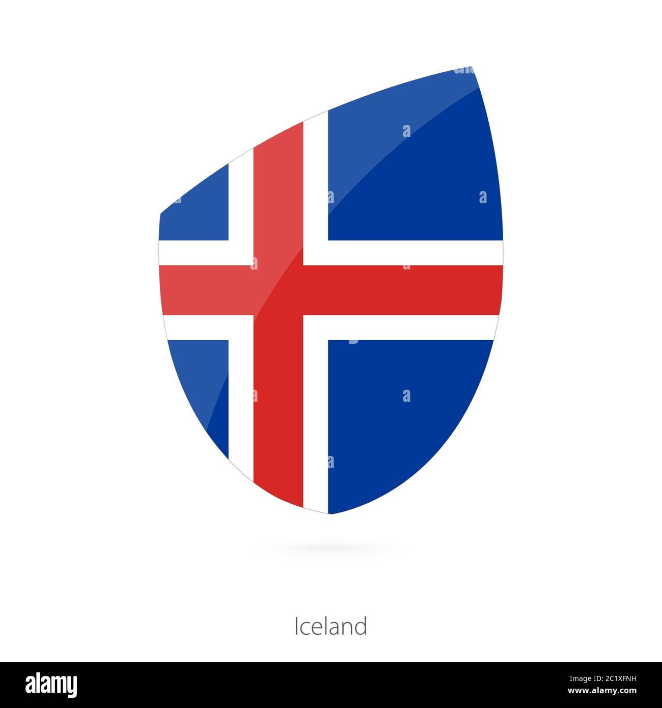 Flag of Iceland. Vector Illustration Stock Vector Image & Art - Alamy