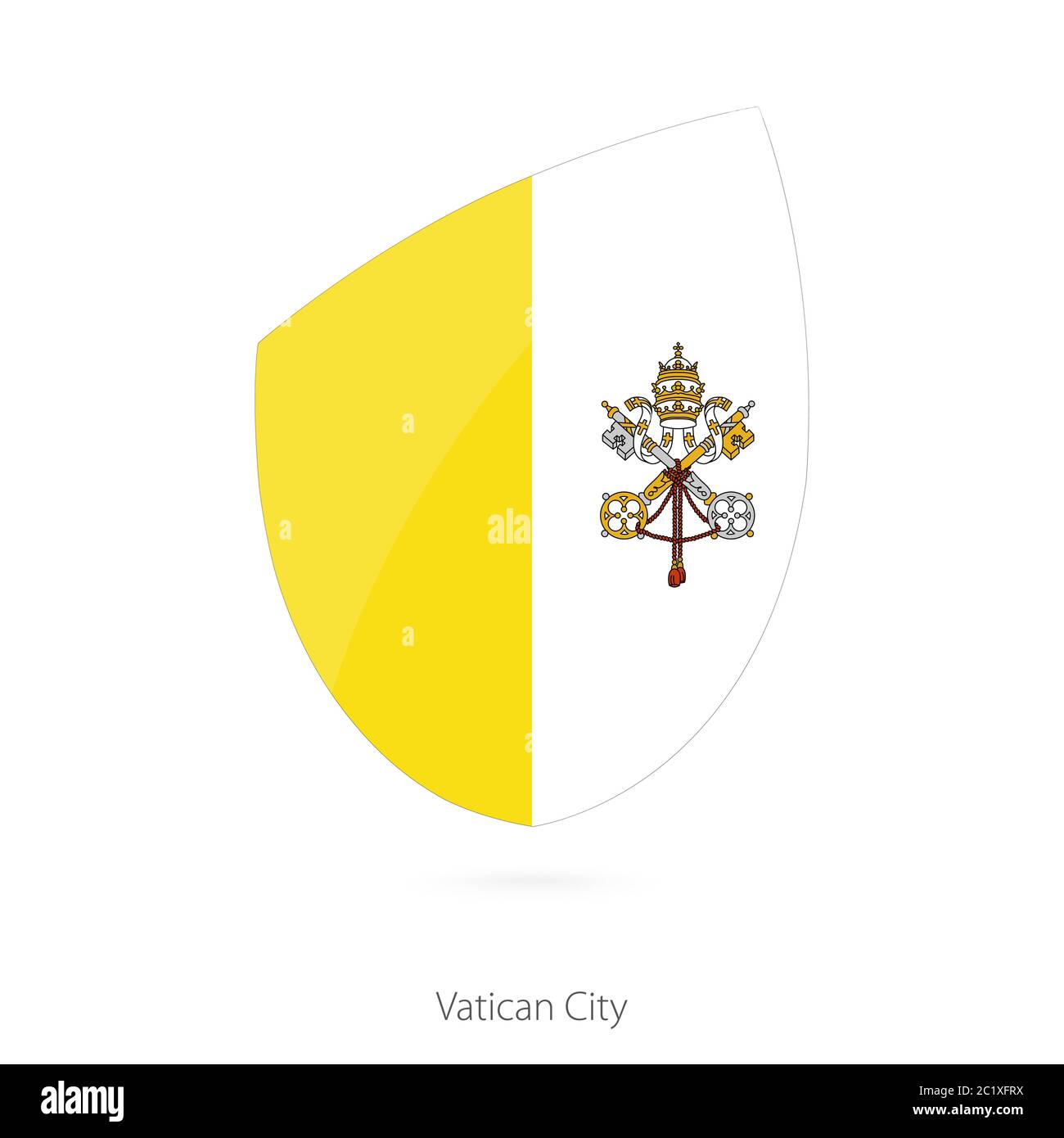 Flag of Vatican City. Vector Illustration Stock Vector Image & Art - Alamy