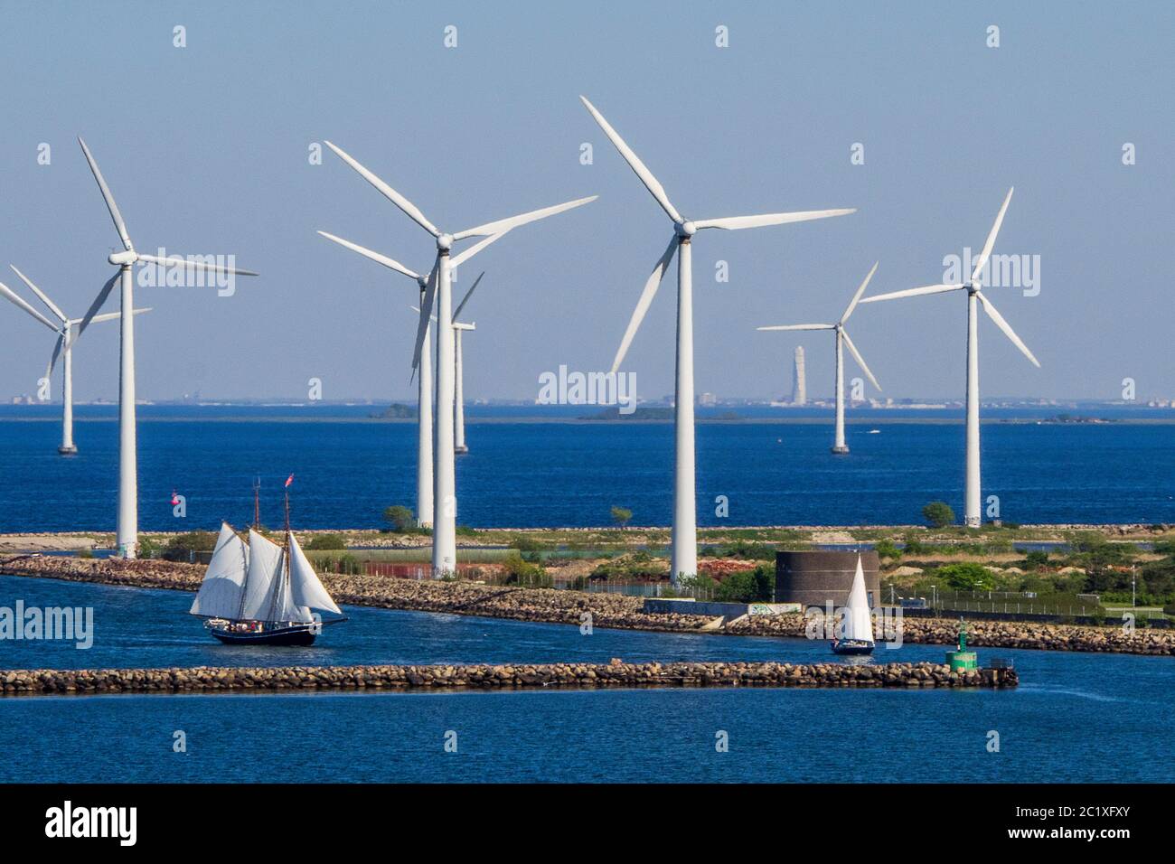 Windmills denmark hi-res stock photography and images - Alamy