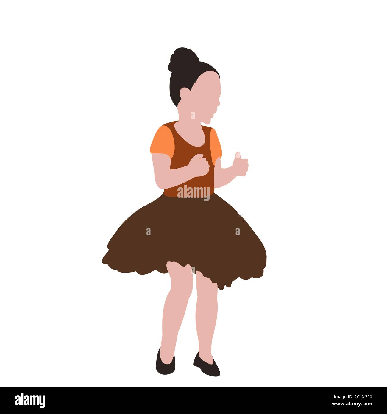 man without face, dancing girl Stock Vector Image & Art - Alamy