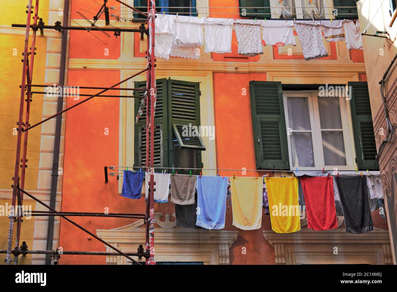 Washing day and house renovation Stock Photo - Alamy