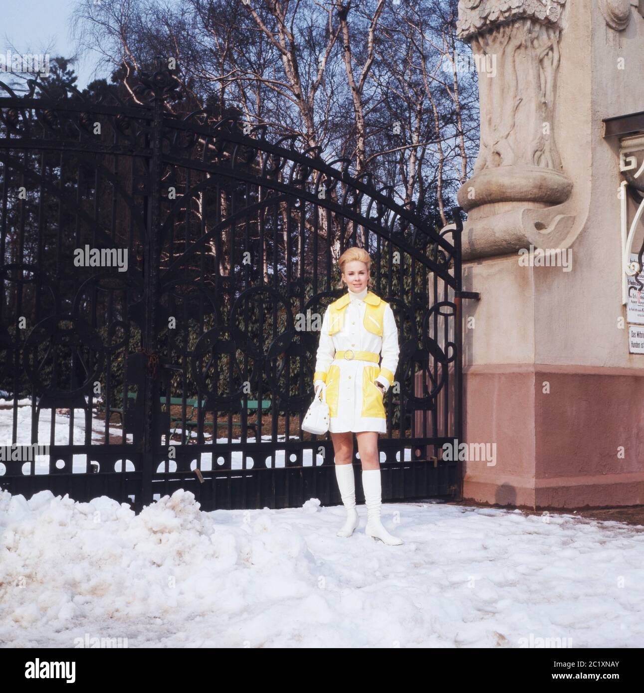 Cheryl Miller, amerikanische Schauspielerin, bei einem Besuch in ...
