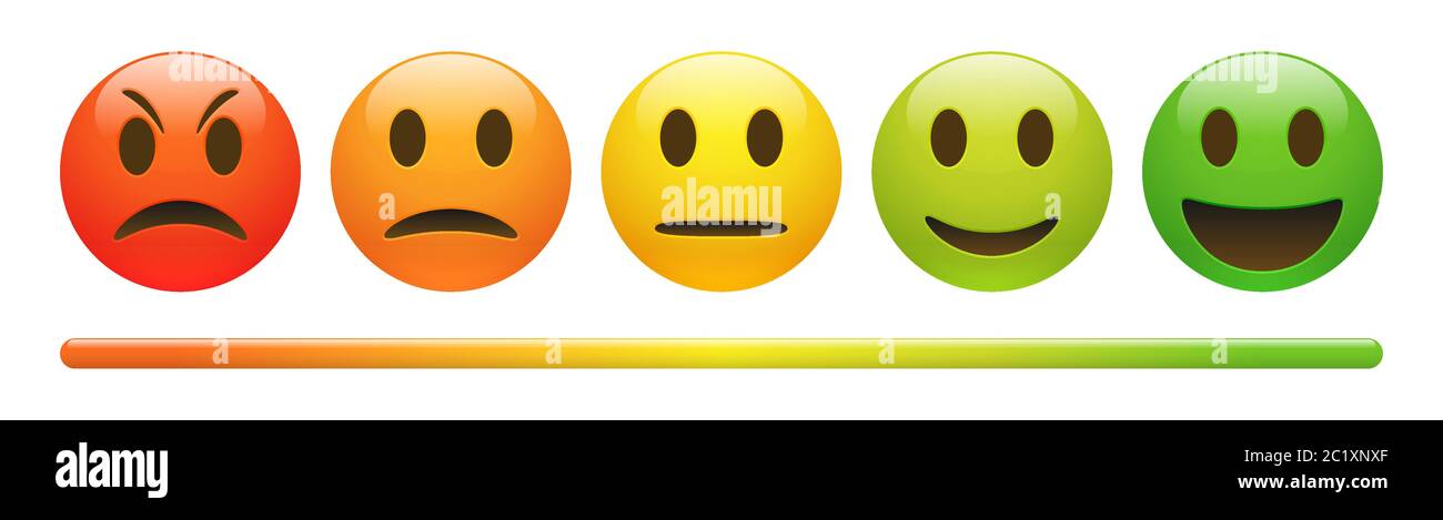 Sad orange emoji angry Cut Out Stock Images & Pictures - Alamy