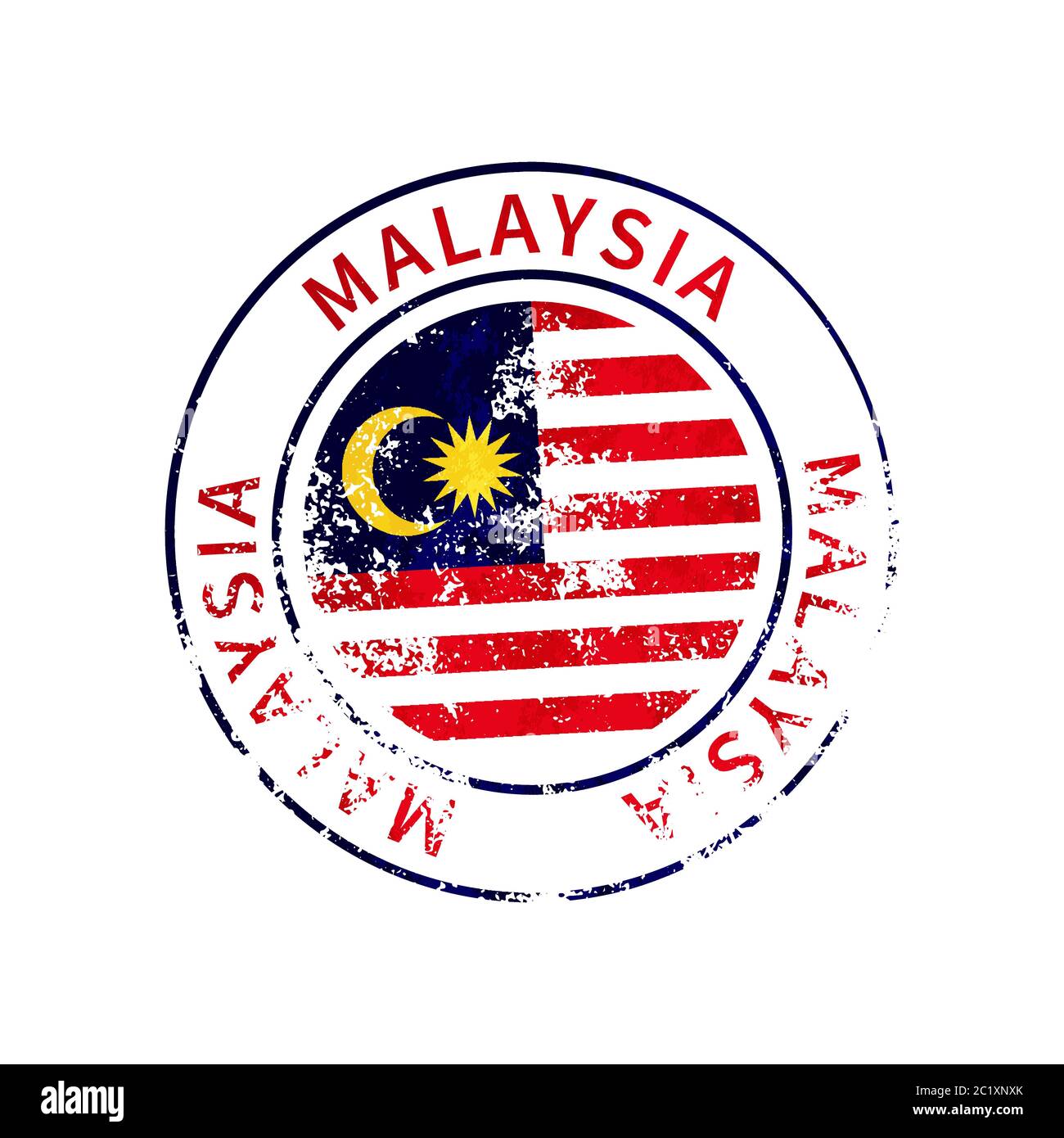 Malaysia grunge icon hi-res stock photography and images - Alamy