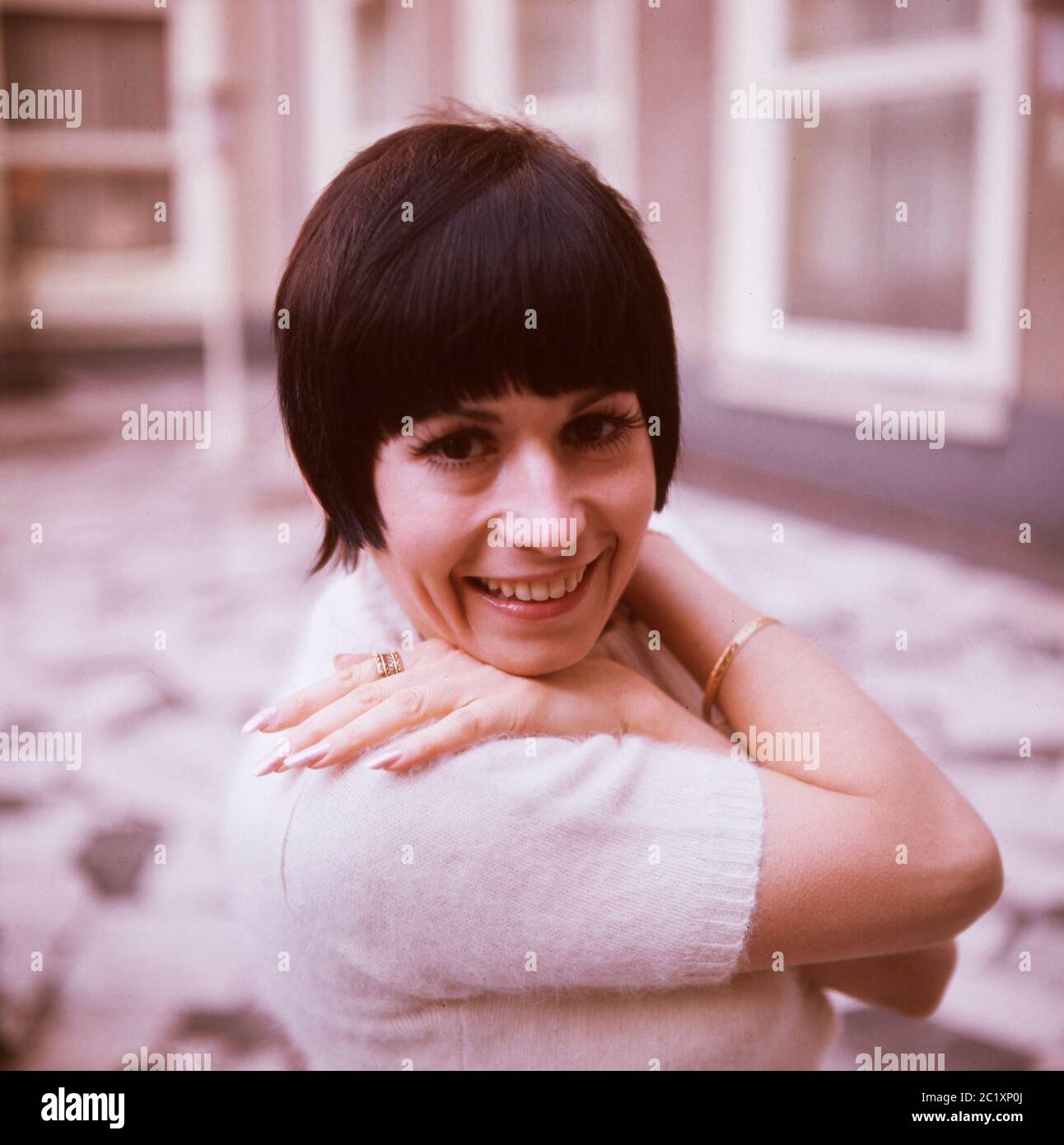 Fleur (?), Sängerin, Deutschland um 1979. Singer Fleur (?), Germany ...