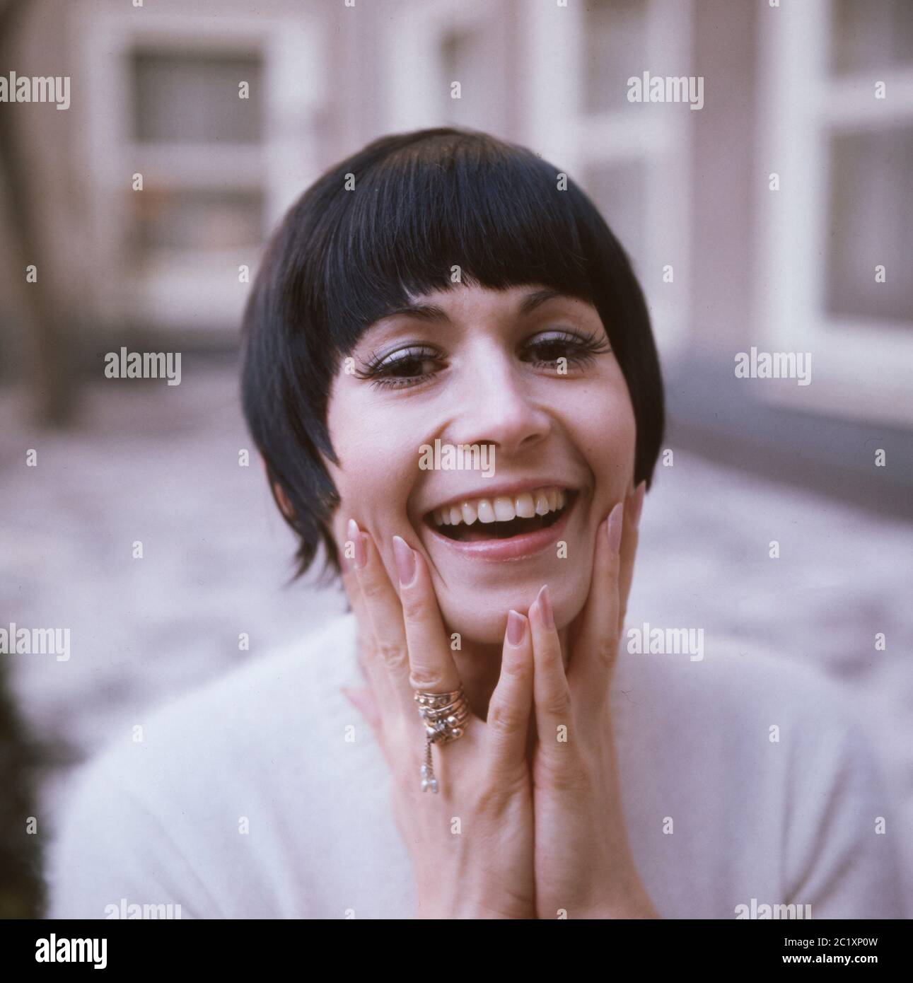 Fleur (?), Sängerin, Deutschland um 1979. Singer Fleur (?), Germany ...