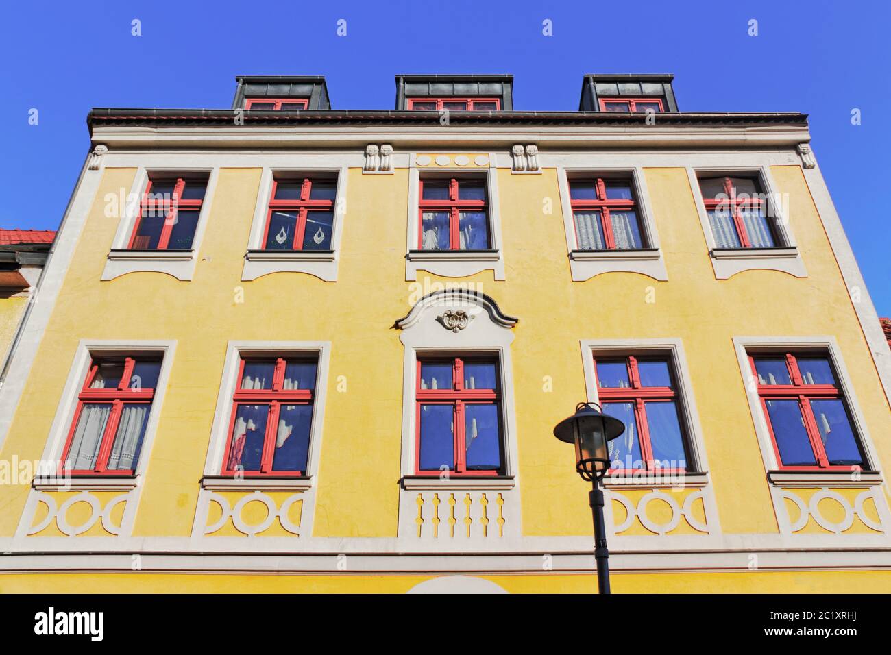 Renovated old building Stock Photo - Alamy