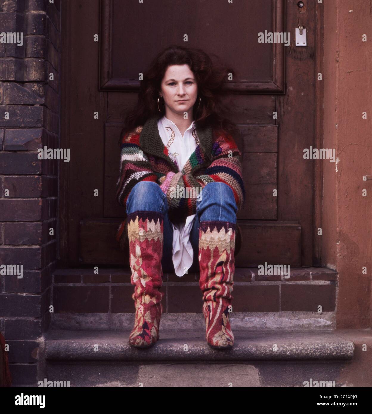 Carol Grimes, britische Sängerin und Songwriterin, Deutschland um 1983 ...
