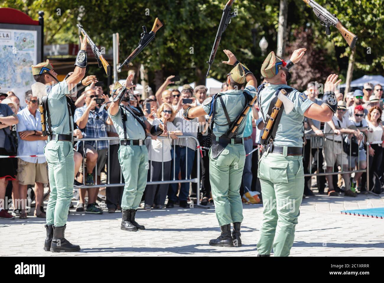 Seville, Spain - May 30, 2019: Spanish legion soldiers (unit of the ...
