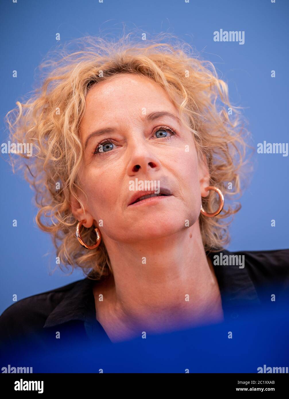 Berlin, Germany. 16th June, 2020. Katja Riemann, actress, takes part in ...