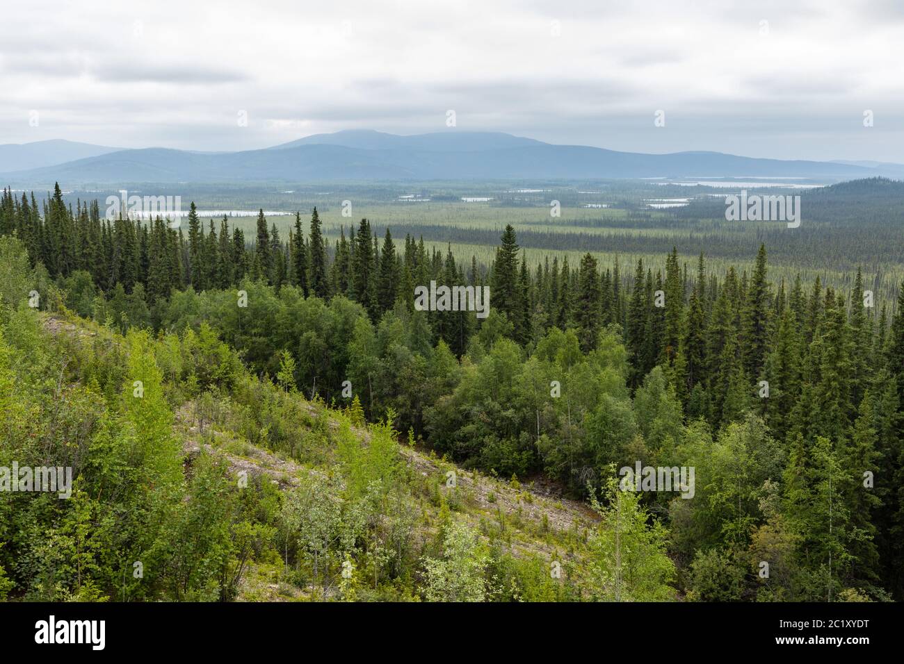 Alaska mountain panorama hi-res stock photography and images - Alamy