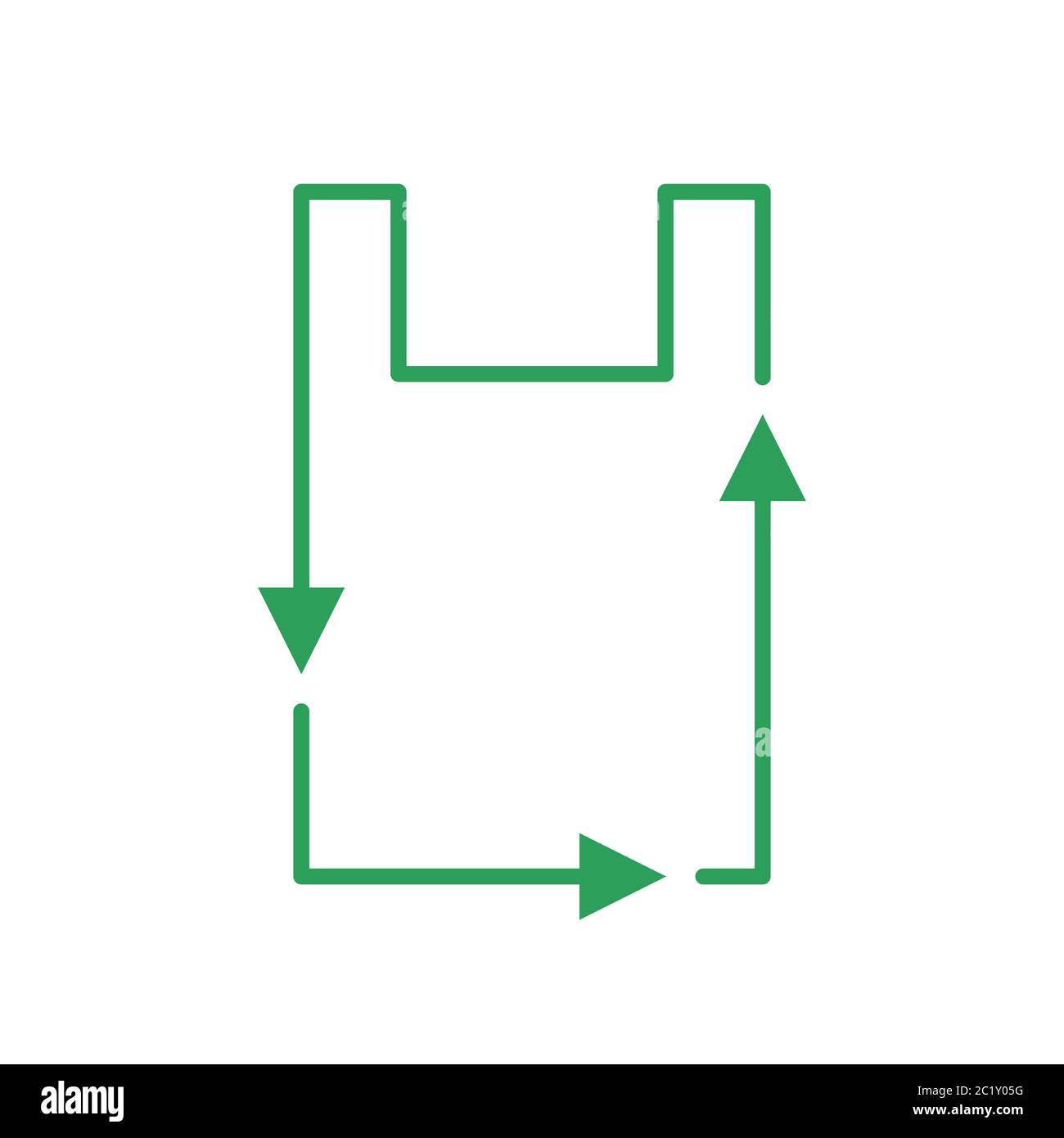 Single use plastic footprint Stock Vector Images - Alamy