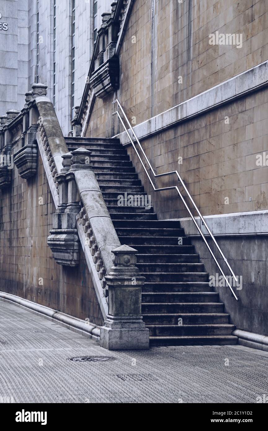 stairs architecture in the city Stock Photo - Alamy