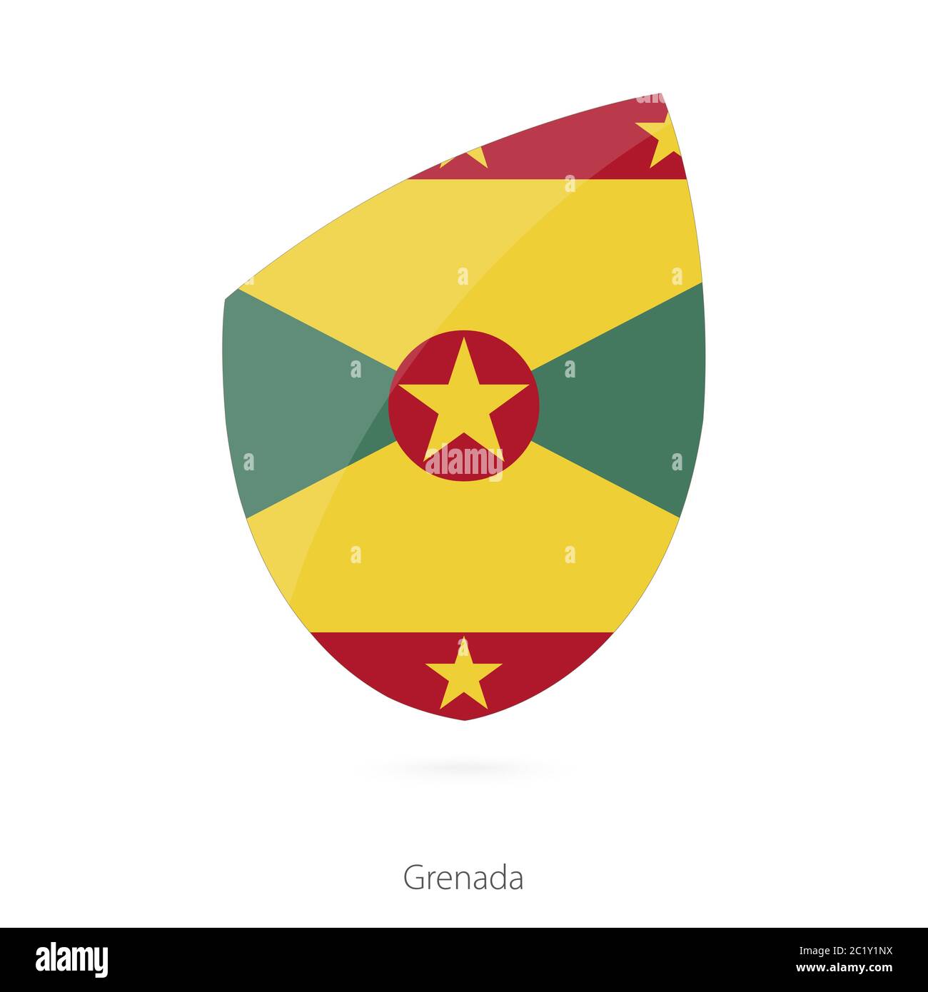 Flag of Grenada. Vector Illustration Stock Vector Image & Art - Alamy