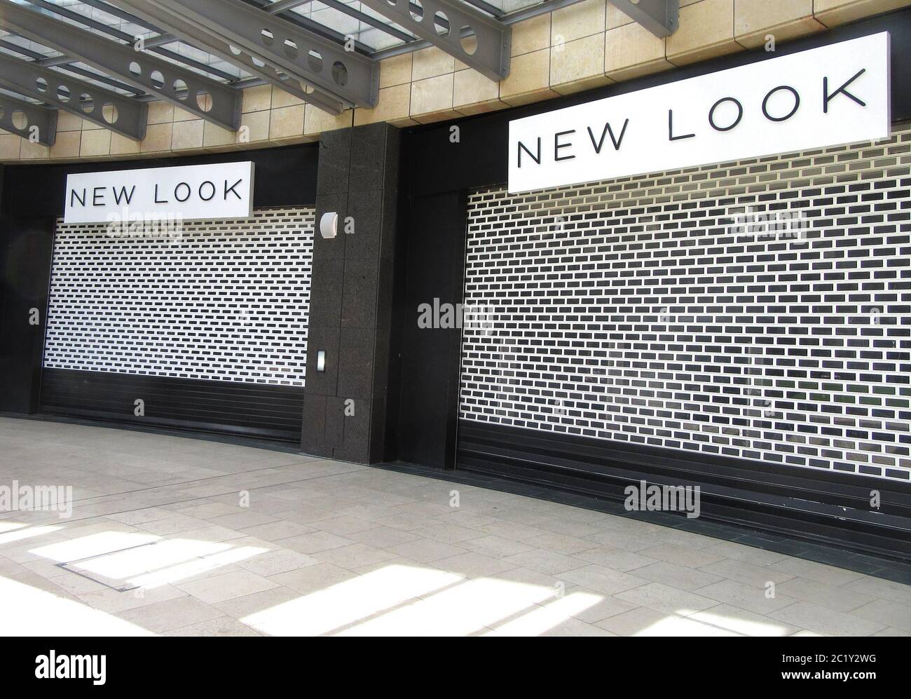 June 15, 2020, London, United Kingdom: A closed New Look store inside a ...