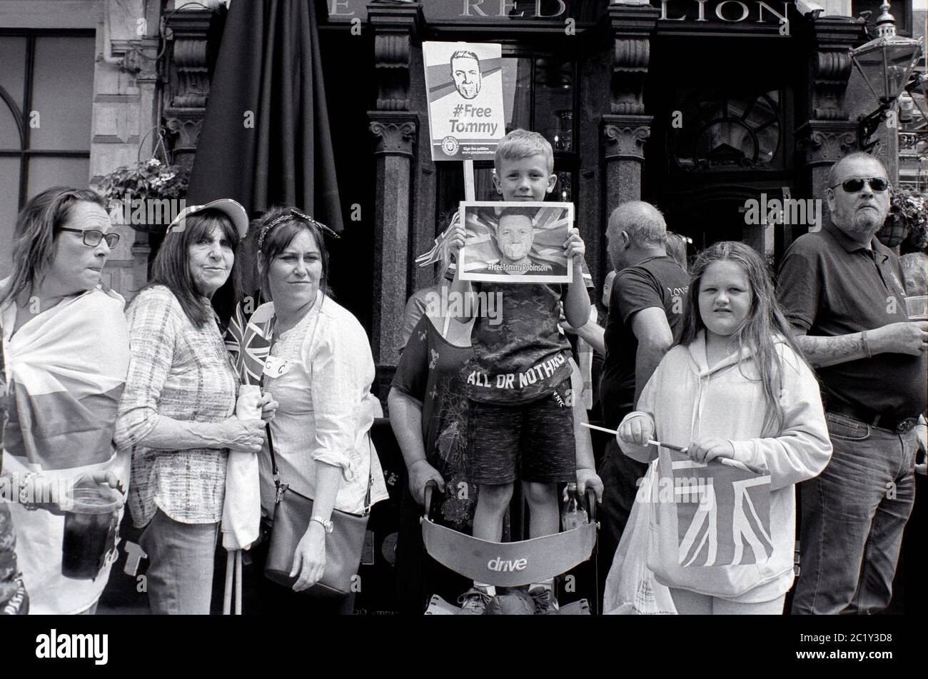 Free Tommy Robinson rally, London, UK. 9th June 2018 Stock Photo - Alamy