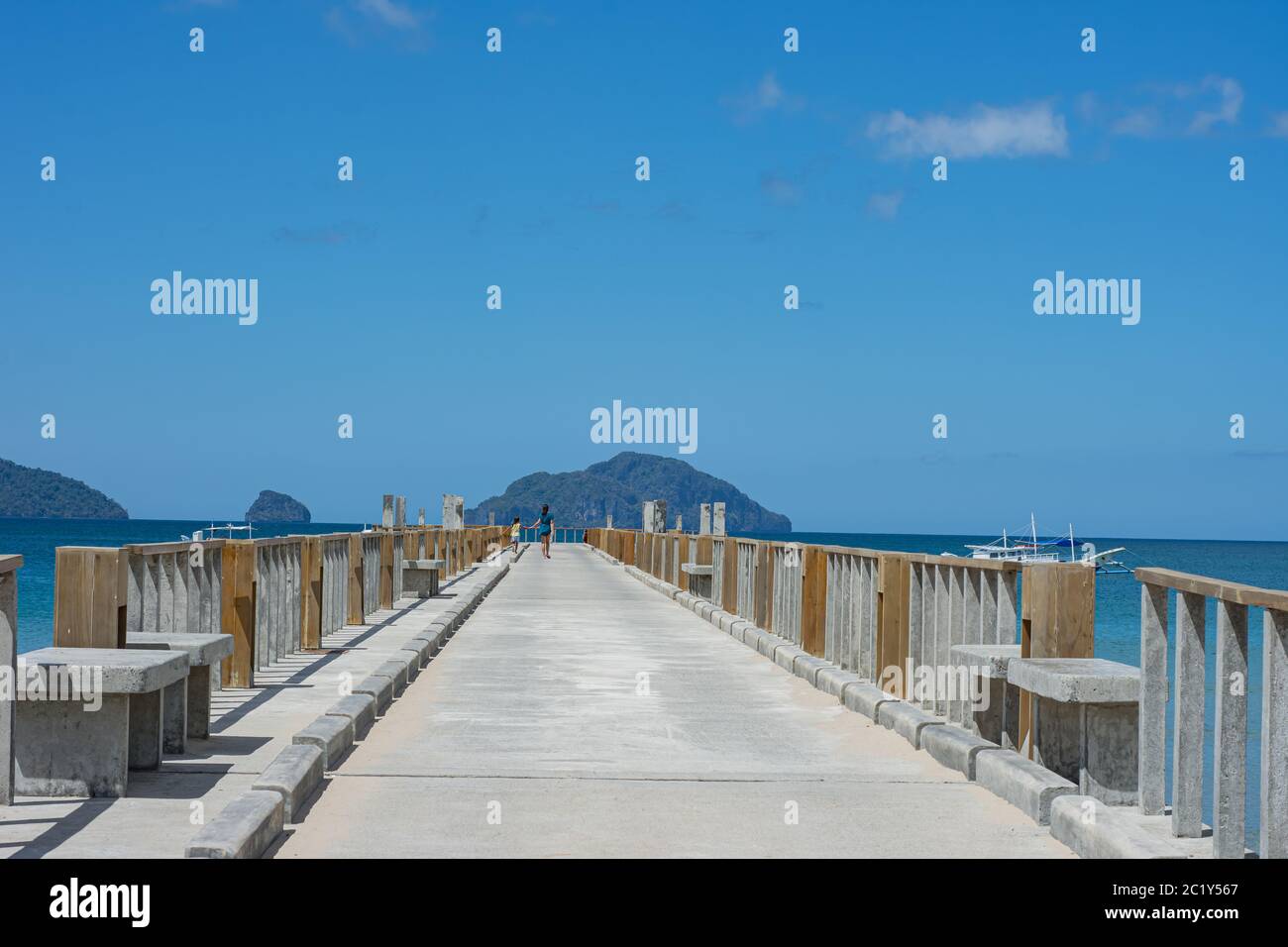 PANORAMIC LANDSCAPE, BEACH VIEW FROM PHILIPPINES, PALAWAN, 2019 Stock ...