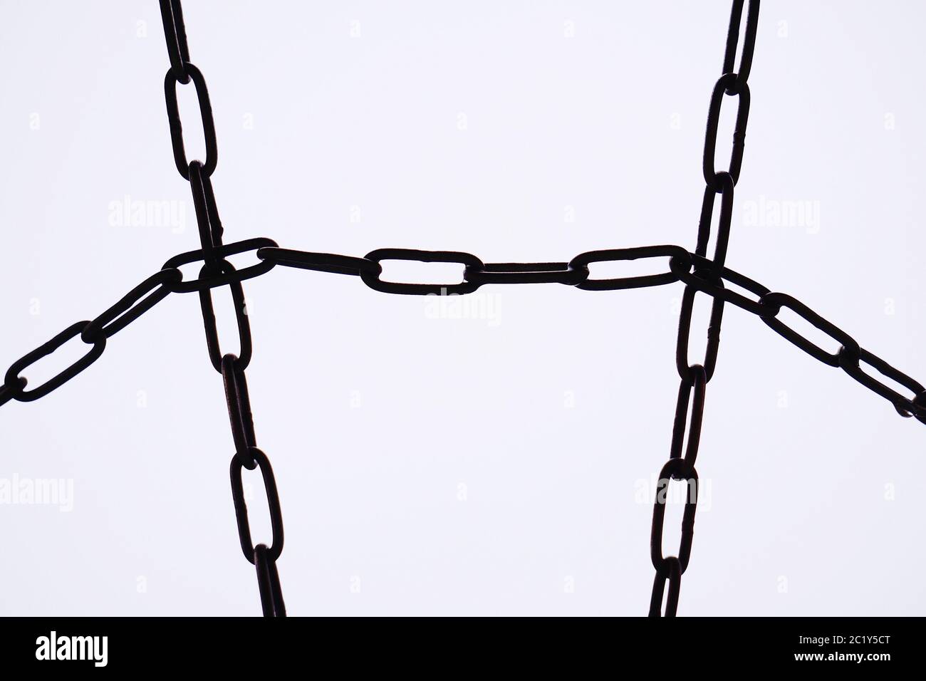 metallic chain net background Stock Photo - Alamy