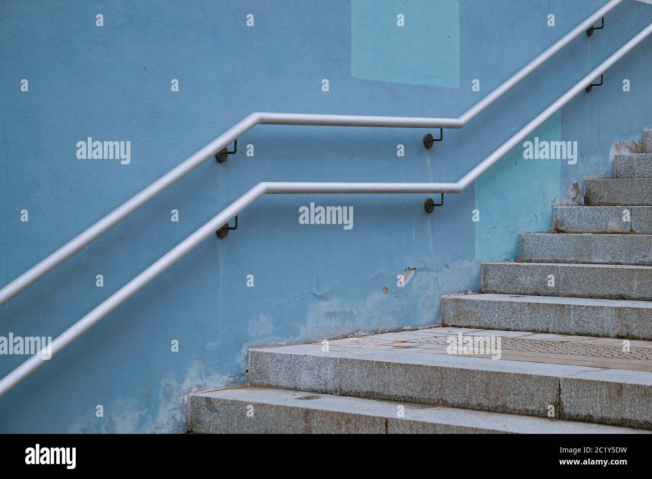 stairs architecture in the city Stock Photo - Alamy