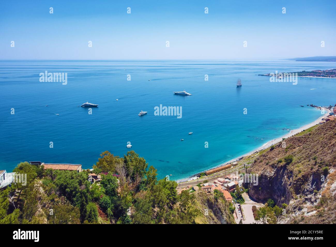 ocean at Sicily Italy Stock Photo - Alamy