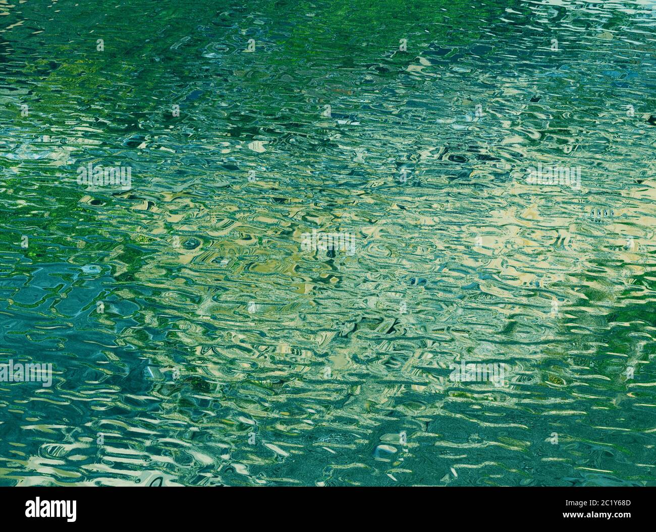 blue green water texture background Stock Photo - Alamy