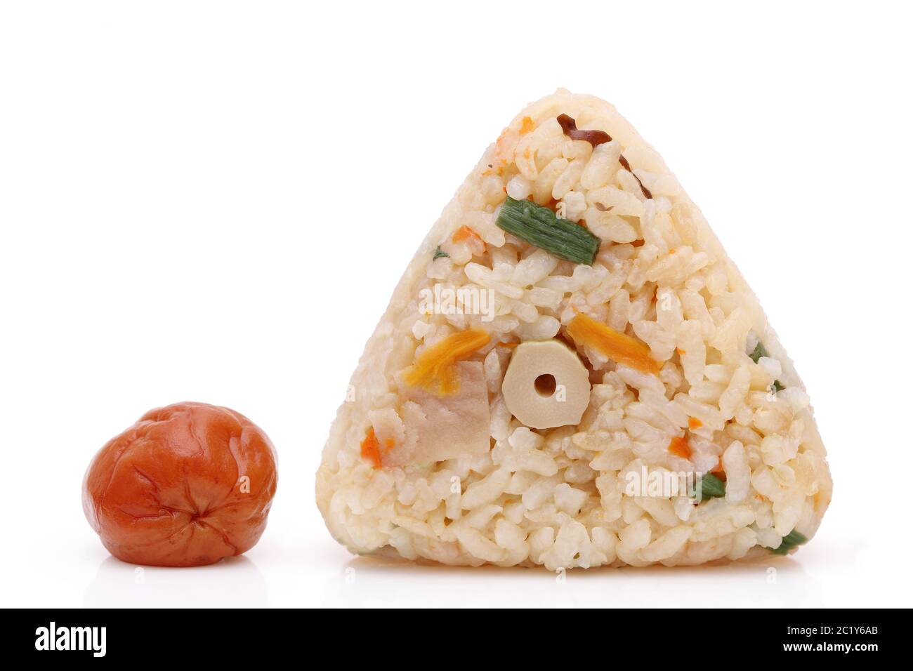 Onigiri, Japanese food, Japanese rice ball, rice triangle with Takikomi ...
