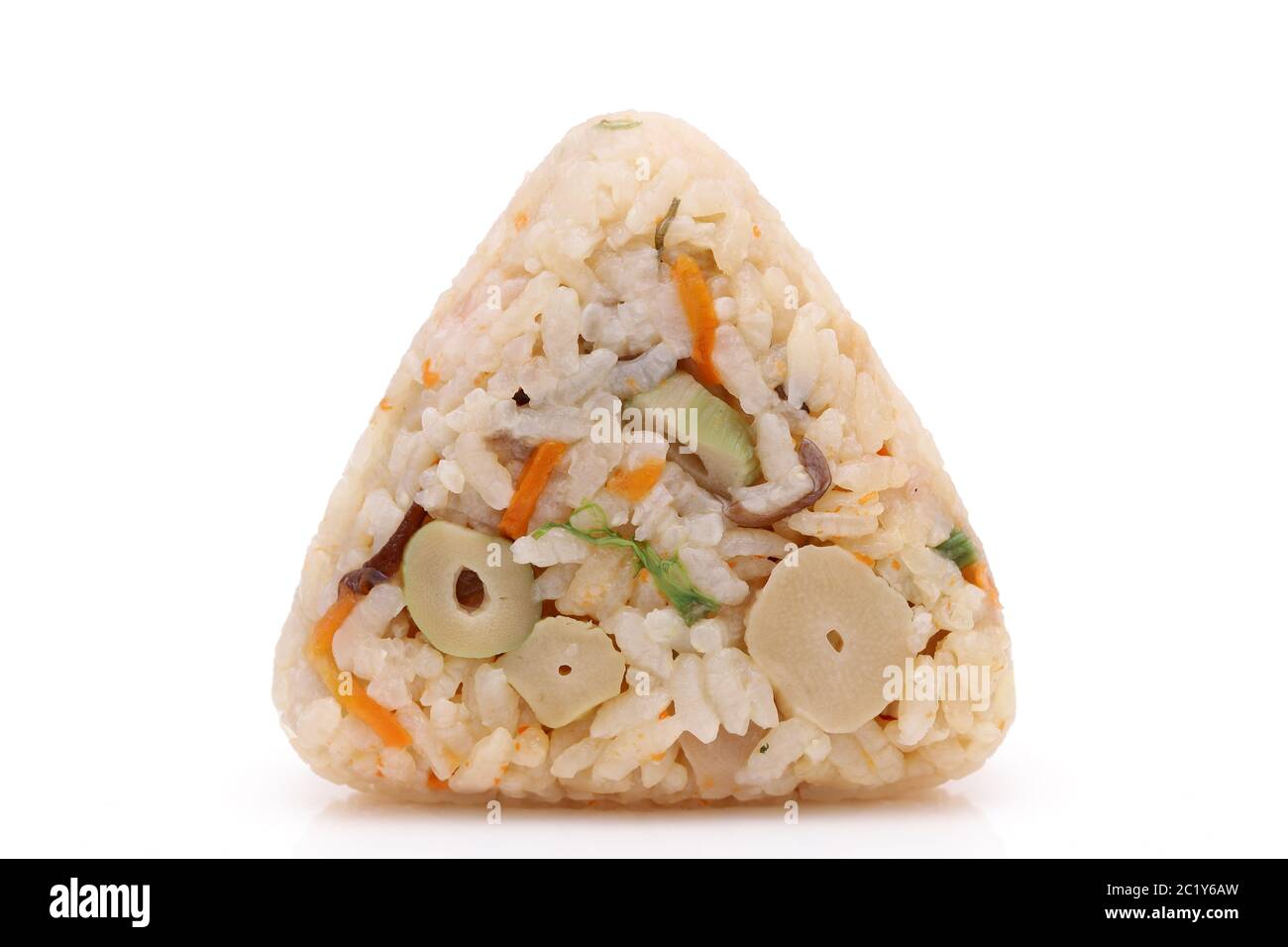Onigiri, Japanese food, Japanese rice ball, rice triangle with Takikomi ...