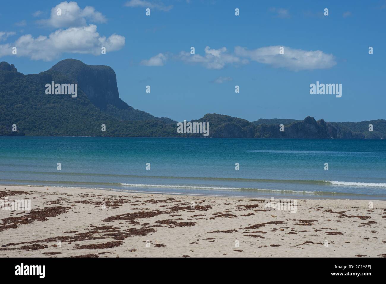 PANORAMIC LANDSCAPE, BEACH VIEW FROM PHILIPPINES, PALAWAN, 2019 Stock ...