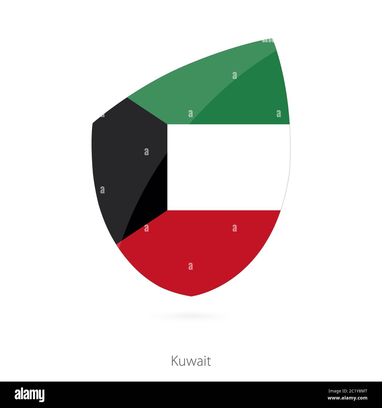 Flag of Kuwait. Vector Illustration Stock Vector Image & Art - Alamy