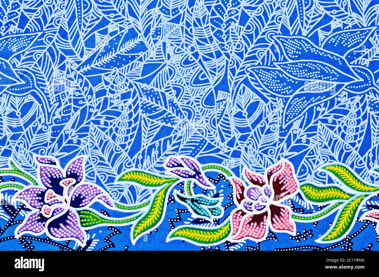 The beautiful of art Batik textile pattern that become traditional ...