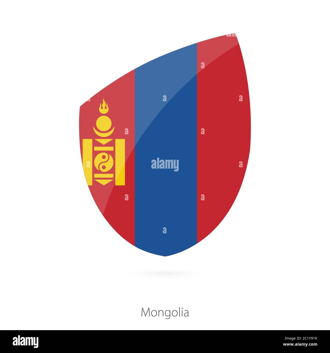 Flag of Mongolia. Vector Illustration Stock Vector Image & Art - Alamy