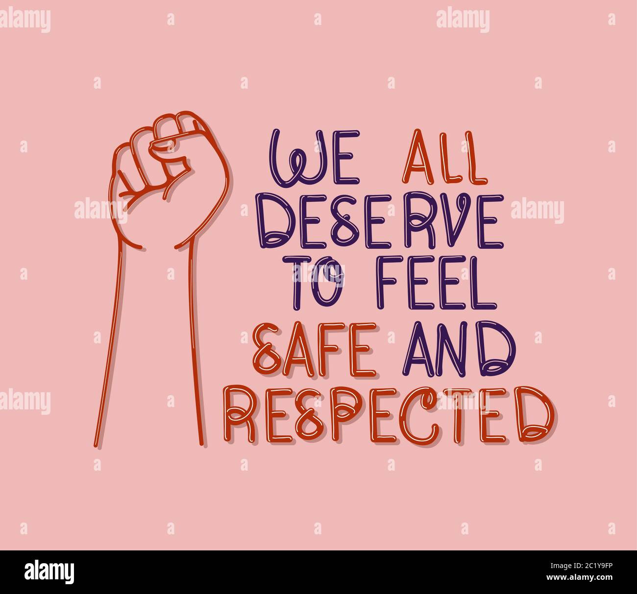 Feel safe Stock Vector Images - Alamy