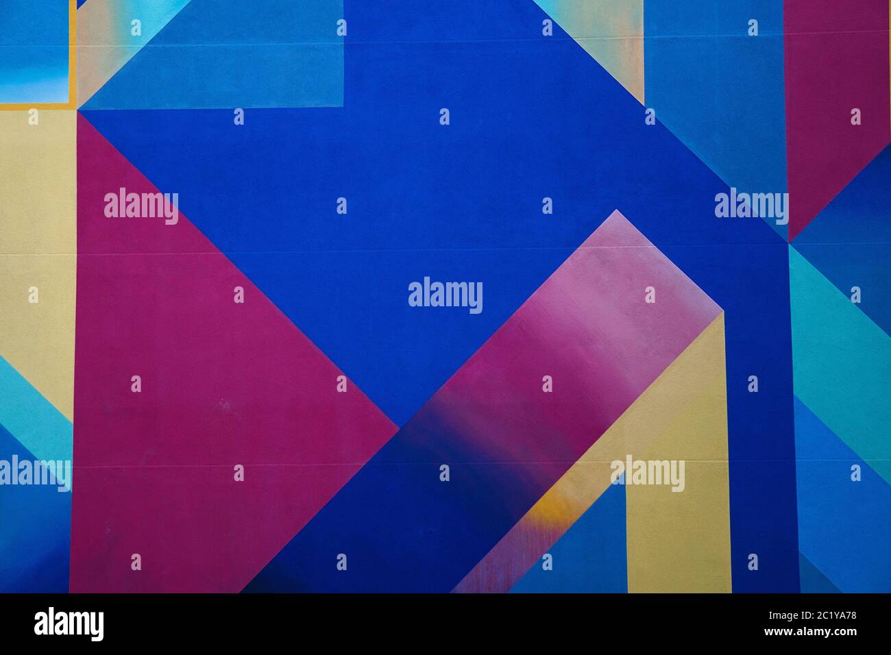 colorful wall texture in the street Stock Photo - Alamy