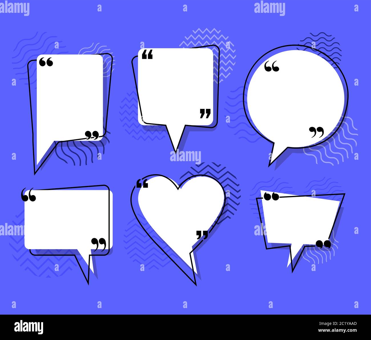 Quotes communication bubbles design, Message discussion conversation ...