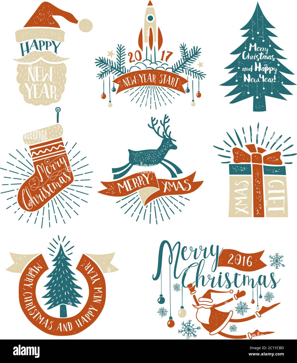Christmas letter sign santa Stock Vector Images - Alamy