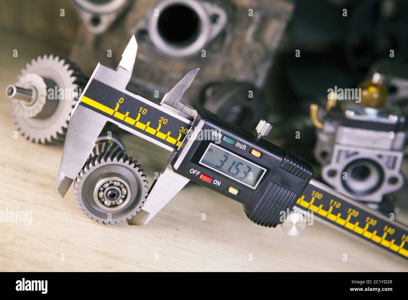 Digital vernier caliper hi-res stock photography and images - Alamy